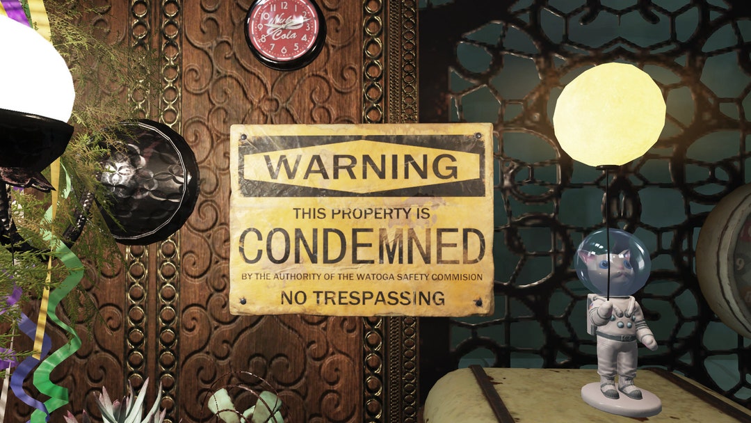 PC Condemned Notification Sign Plan PC Fallout 76 - Etsy