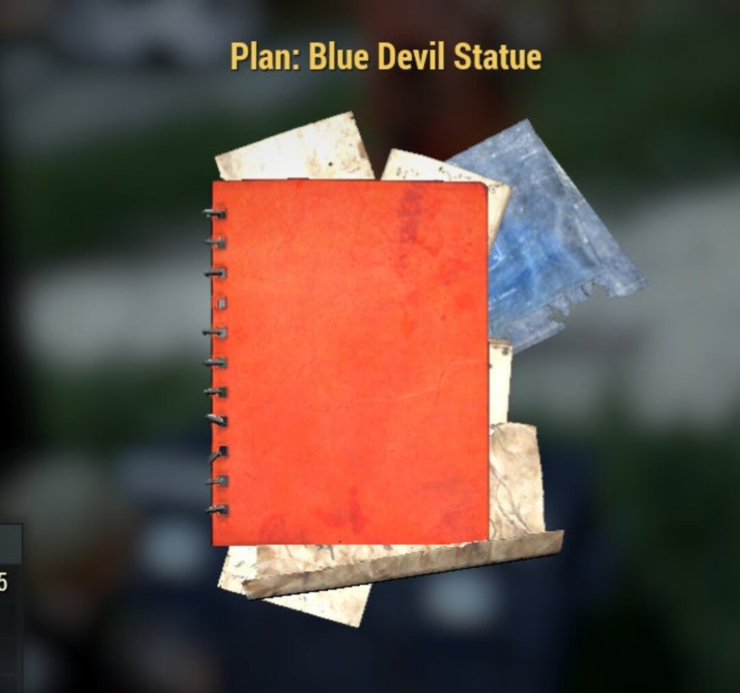 PC Blue Devil Statue Plan PC Fallout 76 (Instant Download) - Etsy