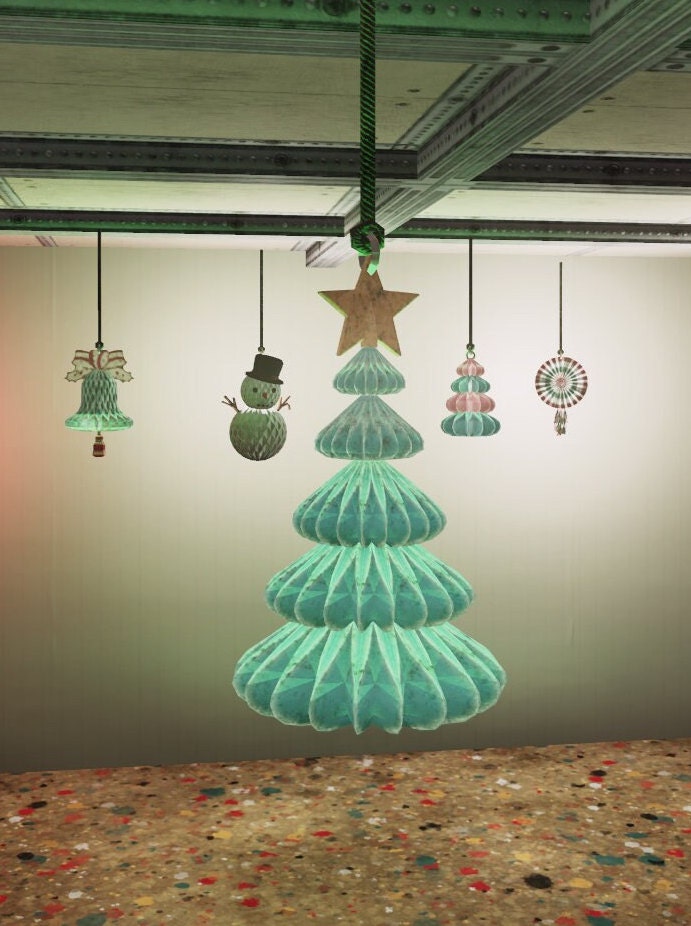 PC Super Rare-honeycomb Holiday Tree A Plan PC Fallout 76 - Etsy