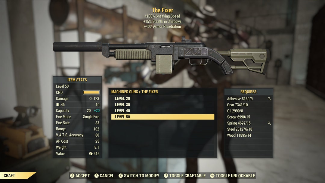 PC the Fixer Plan PC Fallout 76 - Etsy