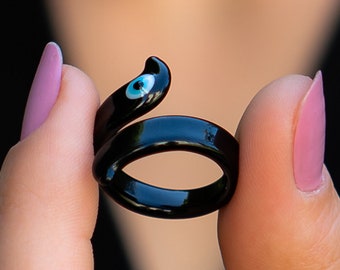 Snake Eye Ring - Etsy