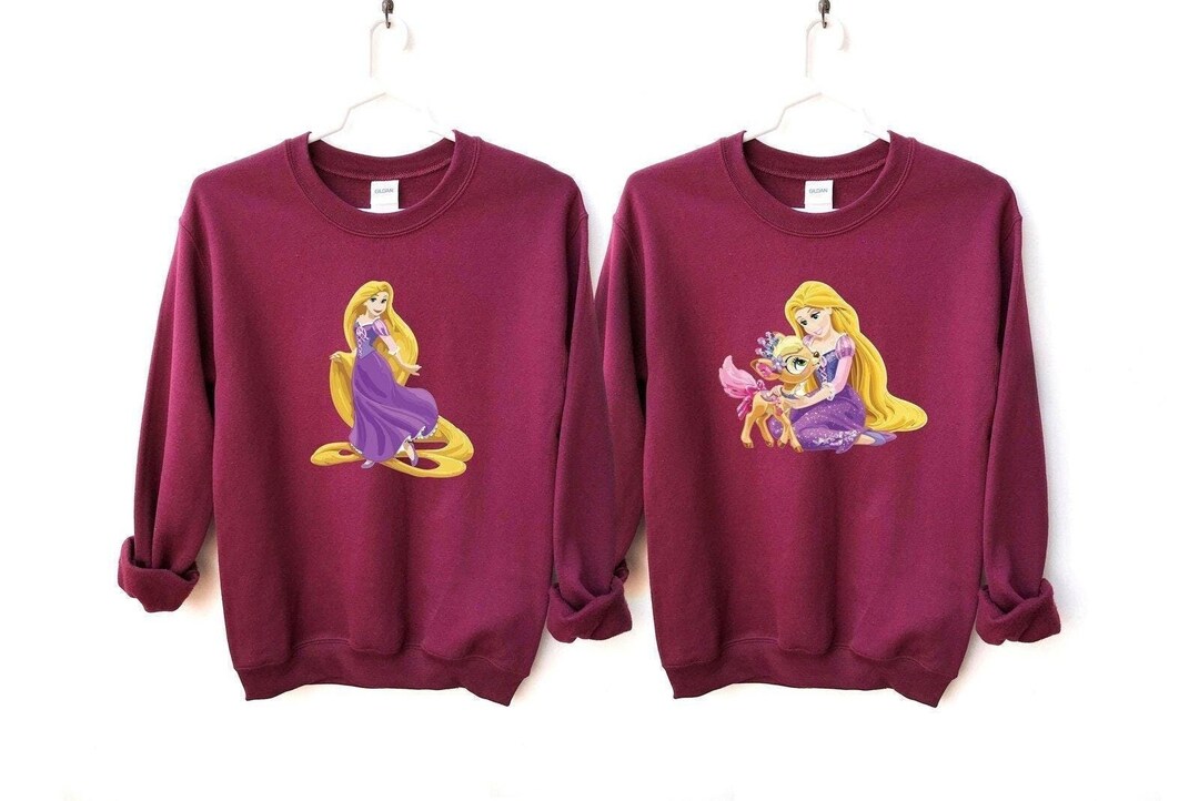 Disney Princess Sweatshirt, Princess Rapunzel Sweatshirt, Disney ...