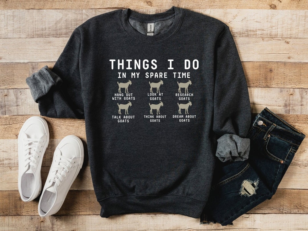 Goat Lover Sweatshirt, Goats Sweatshirt, Goat Lover Gift, Farm Animal ...