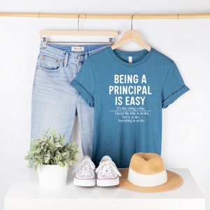 Principal Team Shirts, New Principal Tees, School Principal Gift ...