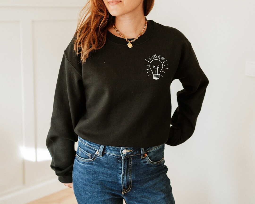 Christian Pocket Sweatshirt Minimalist Religious Sweatshirt - Etsy