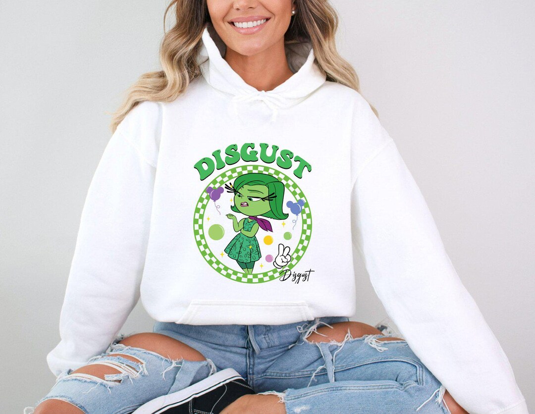 Inside Out Disgust Hoodie, Disney Inside Out Hoodie, Disney Trip Hoodie ...