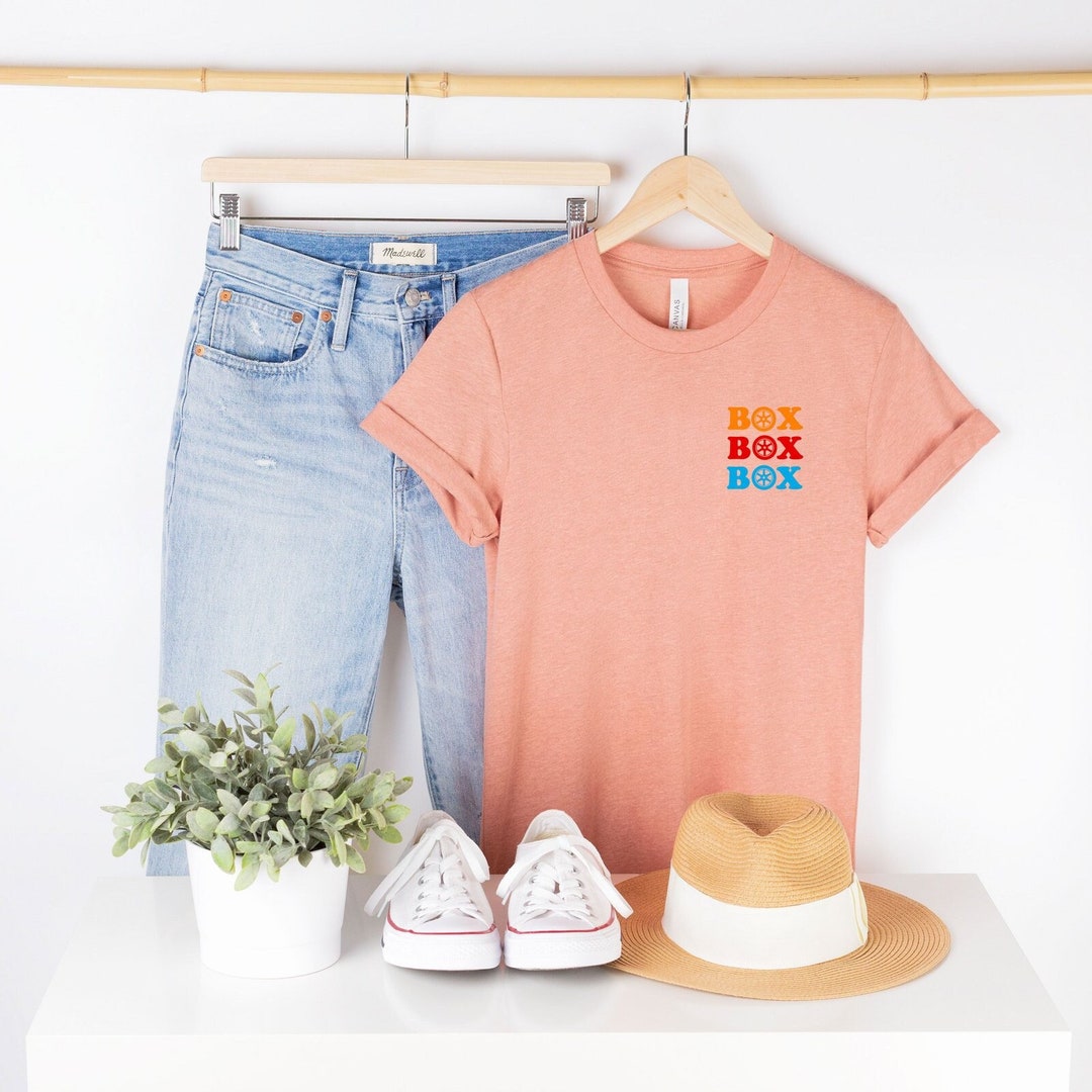 BOX BOX BOX Minimalist Shirt, Racing Pocket Shirt, Formula 1 T-shirt ...