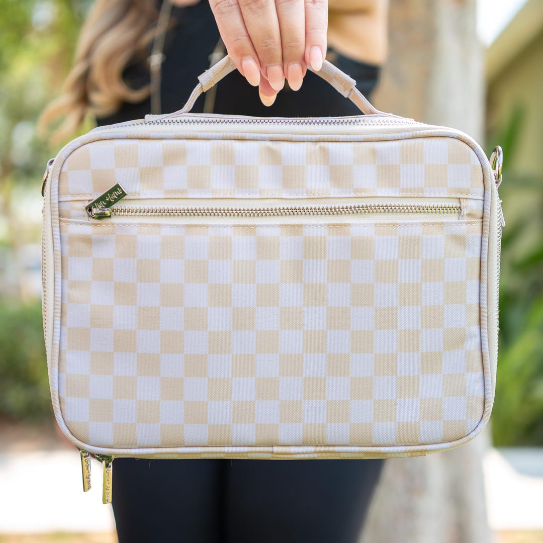 Beige Checkered Bible Bag: Christian Shoulder Tote - Etsy
