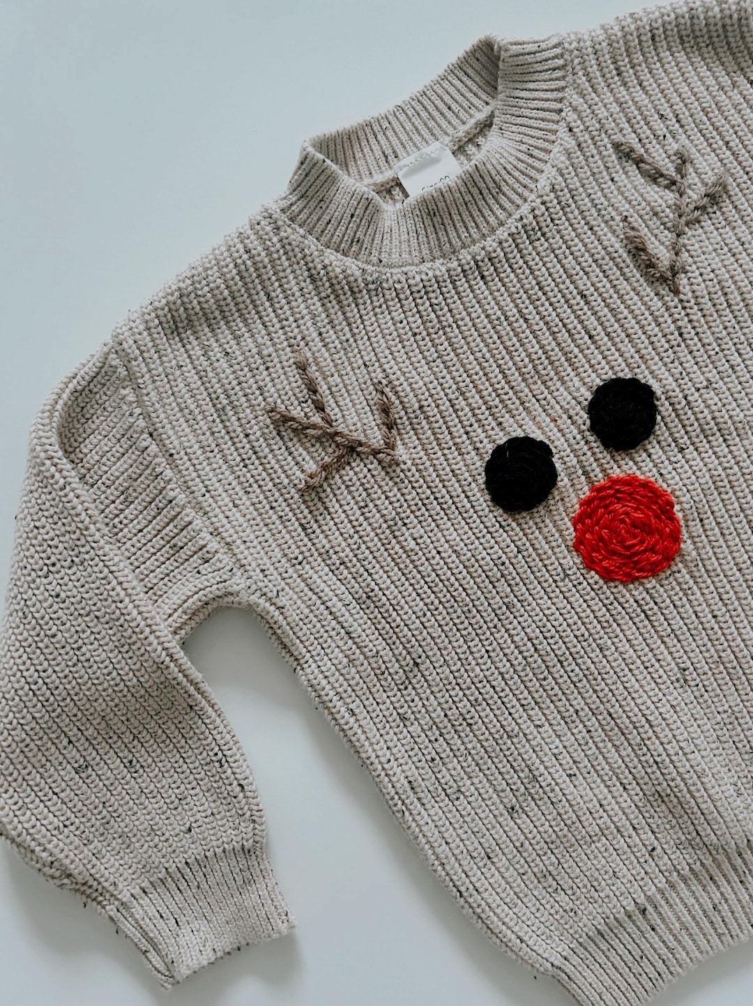 Kids Reindeer Jumper, Kids Christmas Jumper, Baby Christmas Jumper ...