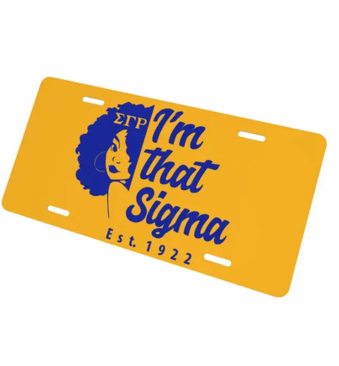 Sigma Gamma Rho License Plates Decoration Signs Metal Automotive Sign ...