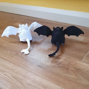 Vector Robot Toothless and Light Fury Dragon Pair Costume / - Etsy