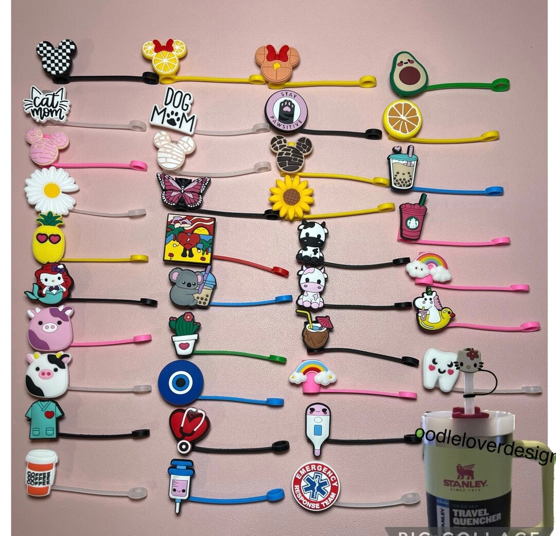 Kitty Straw Topper,topper, Straw Covers, Straw Buddies, Straw Charms ...