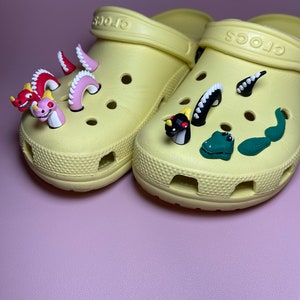 3D Dragon Croc Charm, Dragon Jibbits, 3D Croc Charms, Crocodile Croc ...