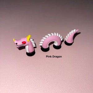 3D Dragon Croc Charm, Dragon Jibbits, 3D Croc Charms, Crocodile Croc ...