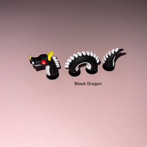 3D Dragon Croc Charm, Dragon Jibbits, 3D Croc Charms, Crocodile Croc ...