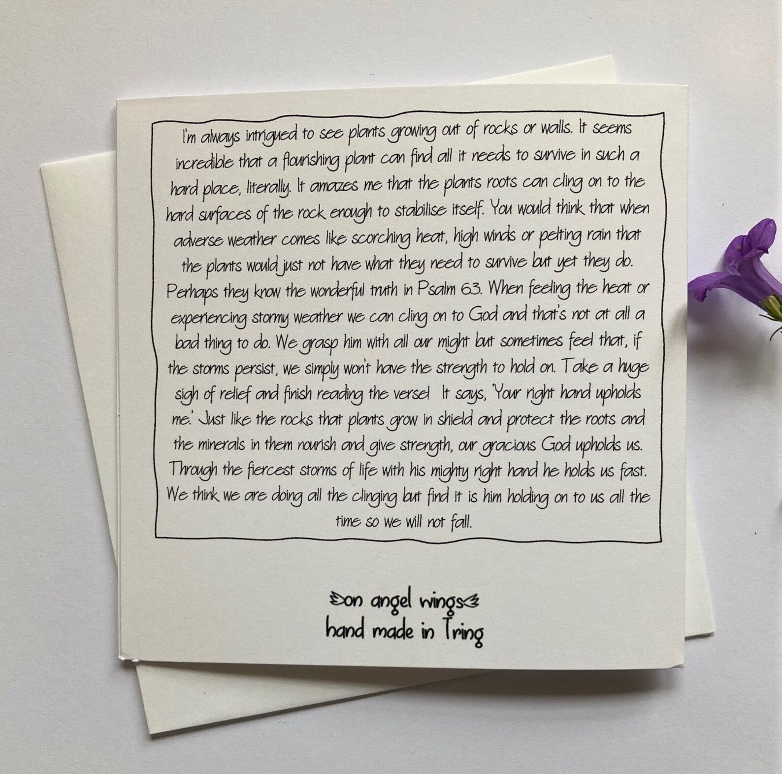 Pack of 5 unique Christian devotional card to bless and | Etsy