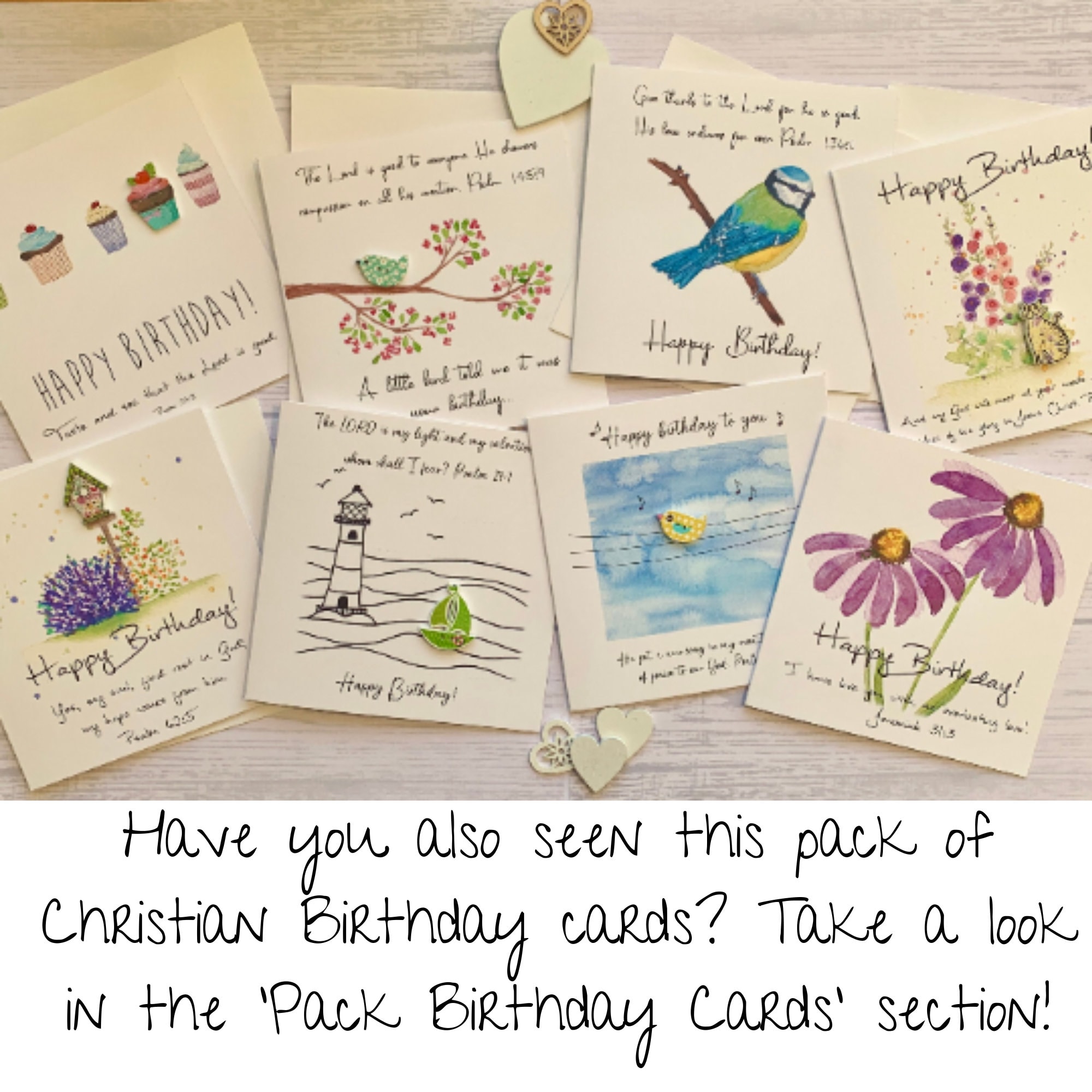Pack of 5 Stunning Christian Verse Cards to Bless and - Etsy UK