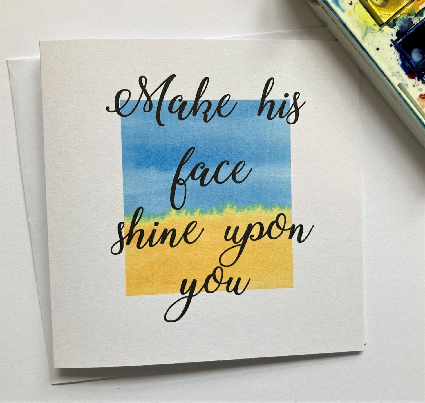 Pack of 9 Vibrant Cards With the Words From a Well Known - Etsy UK