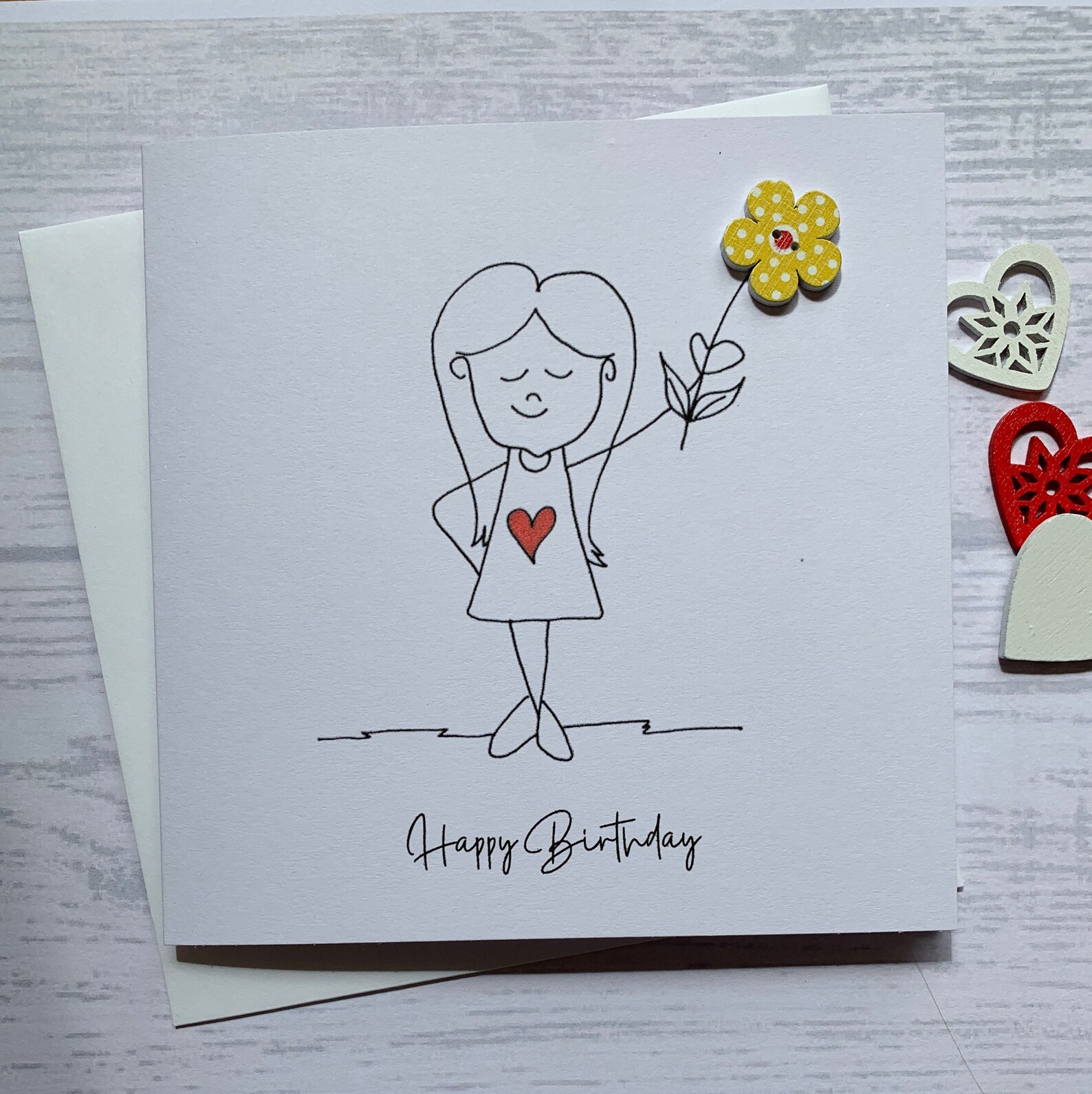 Beautiful Personalised Greetings Card . Whimsical - Etsy