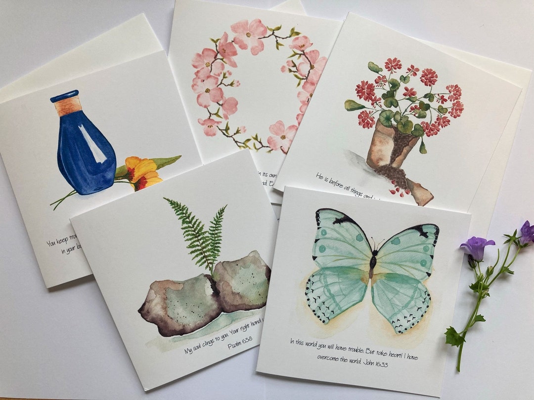 Pack of 5 Unique Christian Devotional Card to Bless and Encourage - Etsy UK