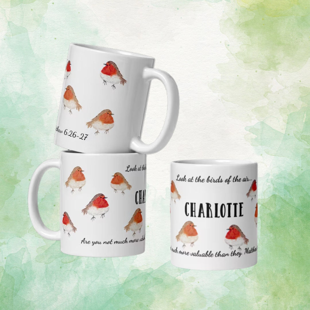 Personalised Bible Verse Mug Christian Gift for Christian Friend Named ...