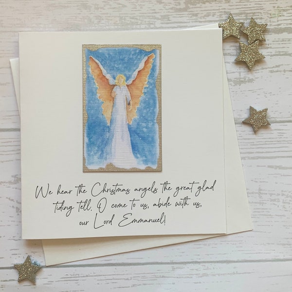 Pack of Angel Christmas Cards - Etsy
