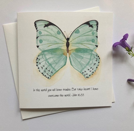 Unique Christian devotional card to bless and encourage | Etsy