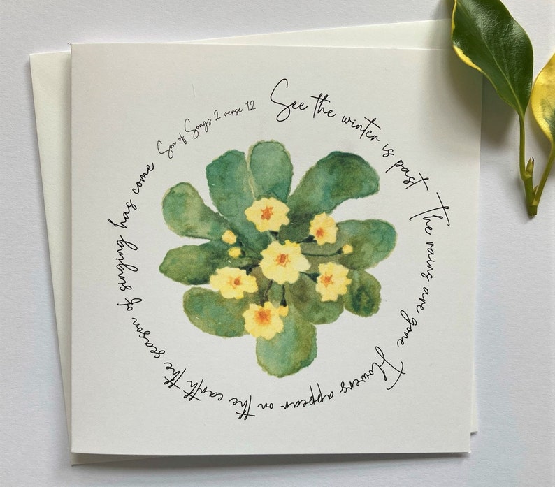 Pack of Beautiful Christian Faith Cards With Watercolour - Etsy