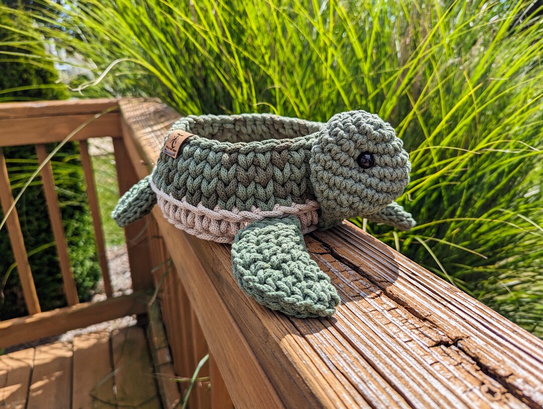 Turtle Basket | Medium | Nautical Nursery | Ocean Theme | Handmade to ...