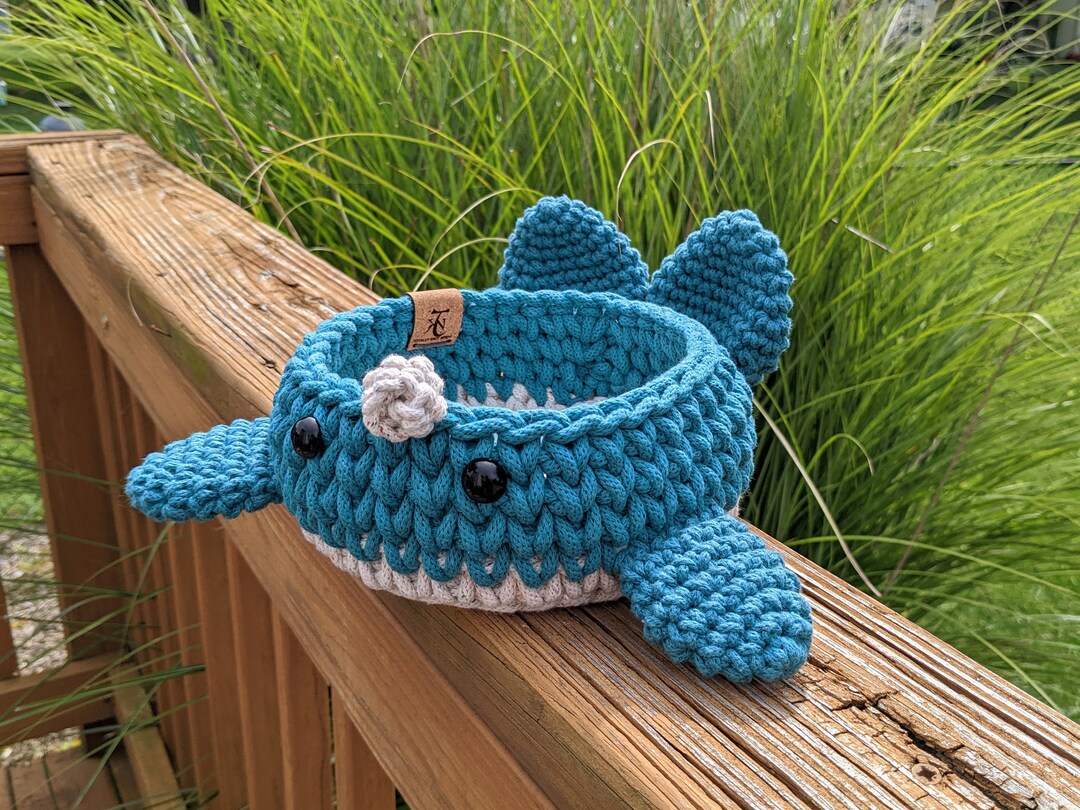 Medium Whale Basket for Ocean-themed Decor - Nautical Nursery ...