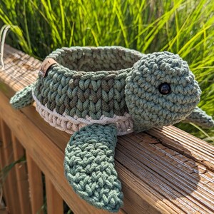 Turtle Basket | Medium | Nautical Nursery | Ocean Theme | Handmade to ...