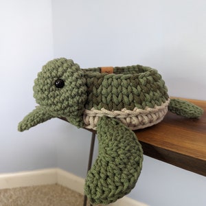 Turtle Basket | Medium | Nautical Nursery | Ocean Theme | Handmade to ...
