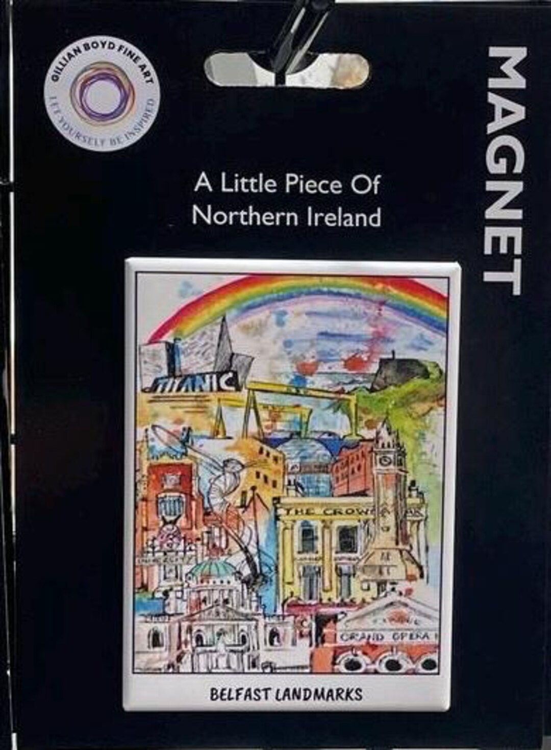 Belfast Landmarks Magnet - Etsy