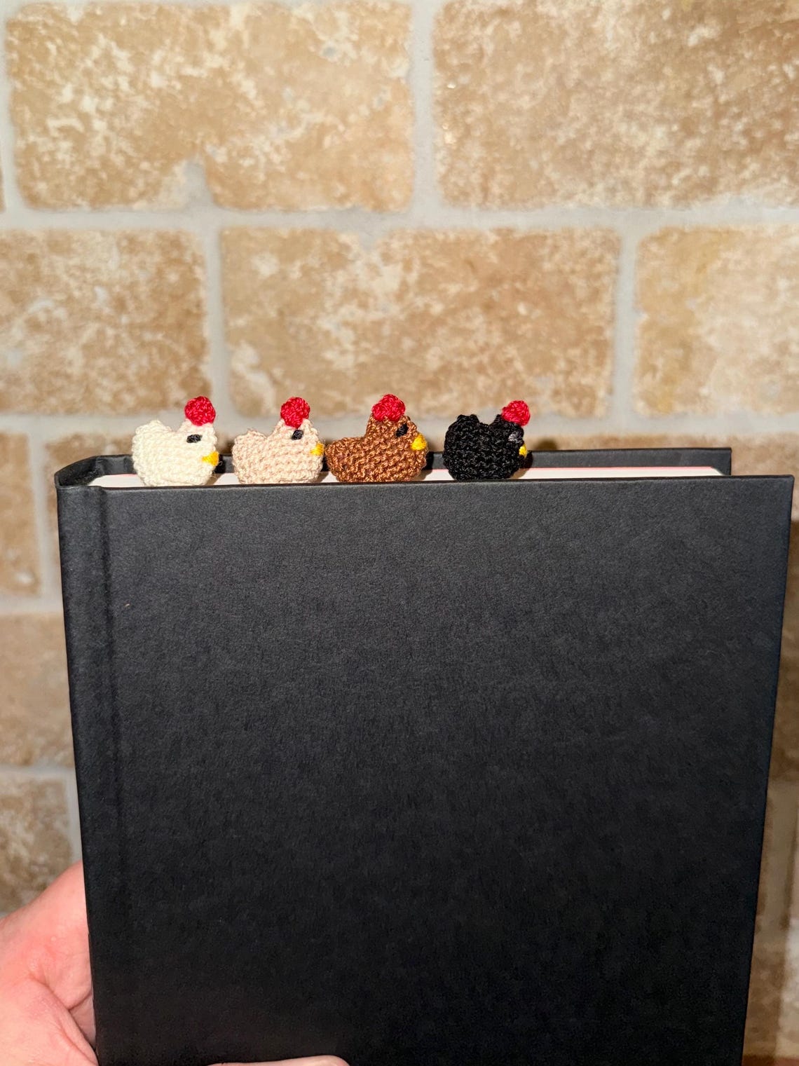 Handmade Crochet Chicken Bookmark, Farm Animal Lover Gift - Etsy