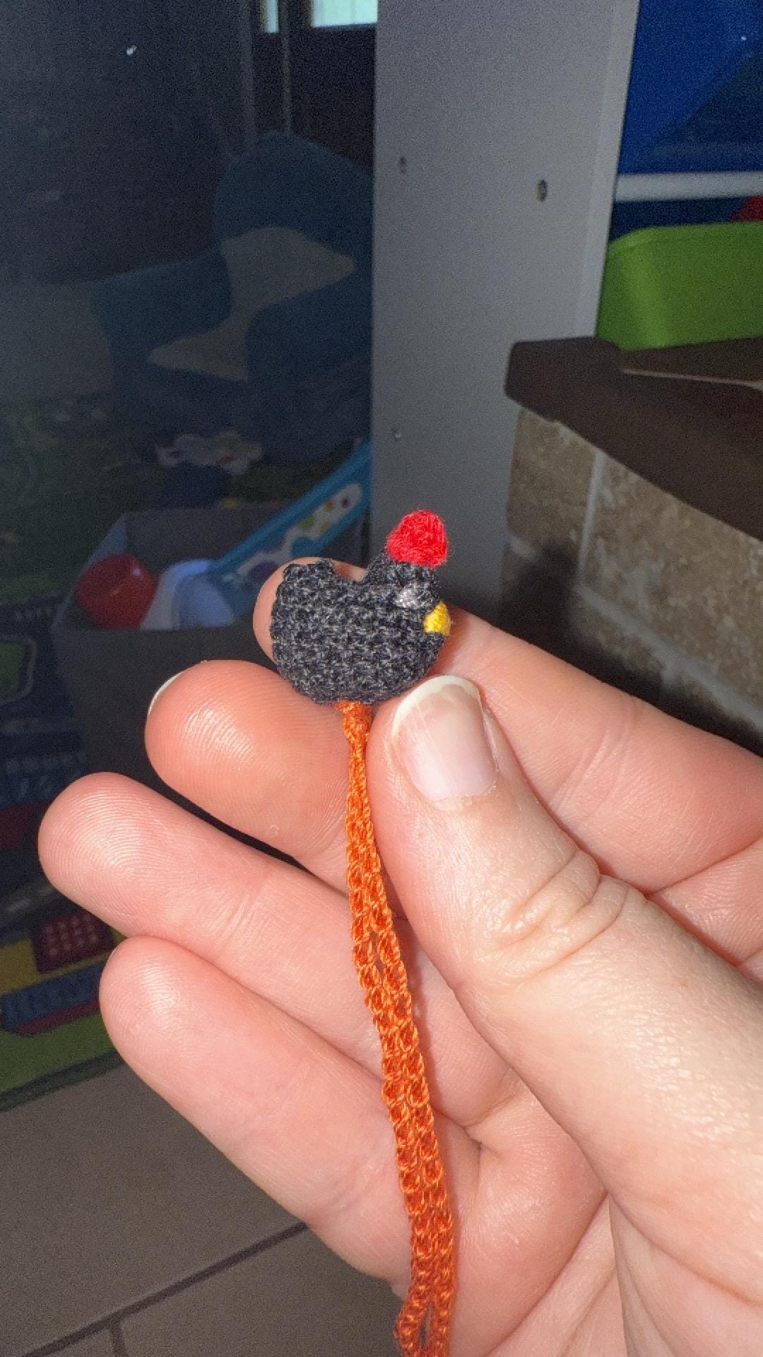 Handmade Crochet Chicken Bookmark, Farm Animal Lover Gift - Etsy
