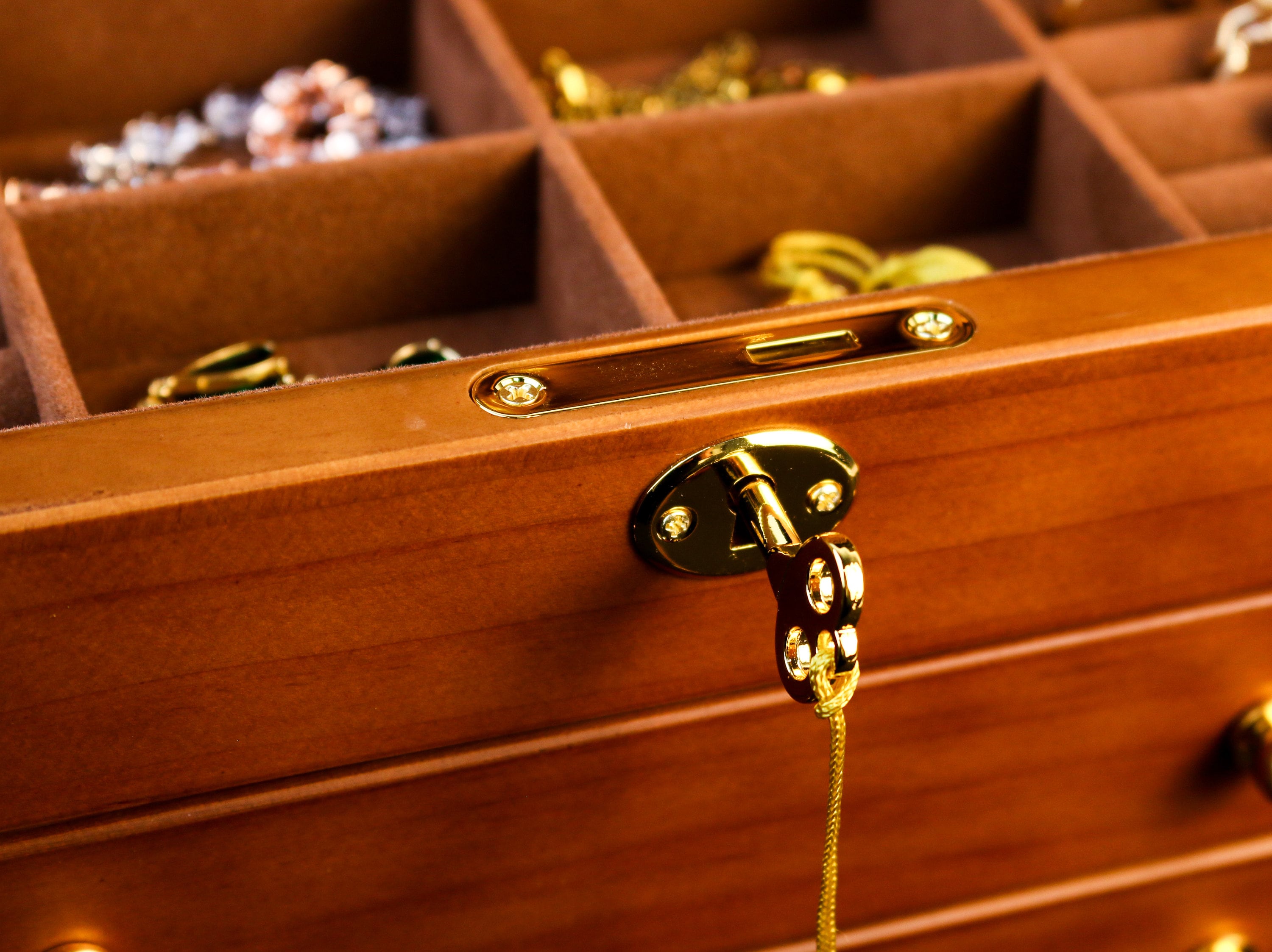 Large Retro Box Jewelry Box Suede Jewelry Box Gift for - Etsy Australia