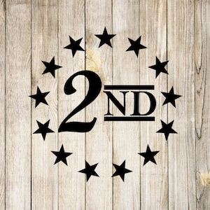 2nd Amendment Betsy Ross Stars American Flag SVG Cut File, JPG, PNG ...