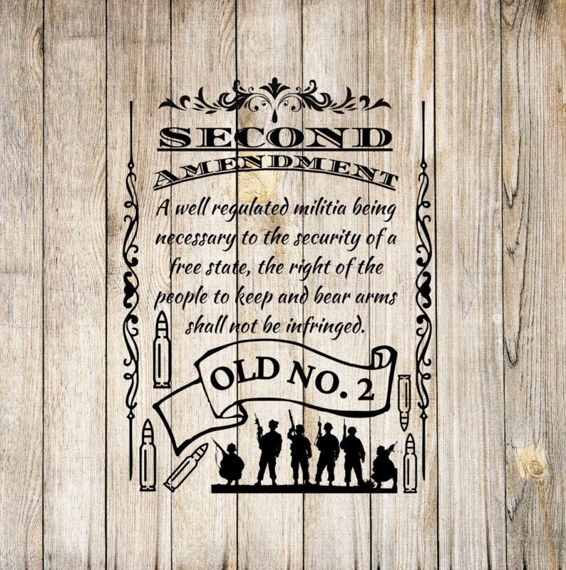 2nd Amendment Old Number 2 SVG Cut File JPG PNG Clip Art - Etsy