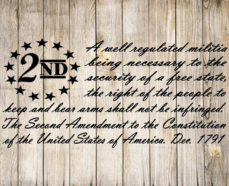 2nd Amendment (bundle) American Flag and We the People Bundle SVG Cut ...