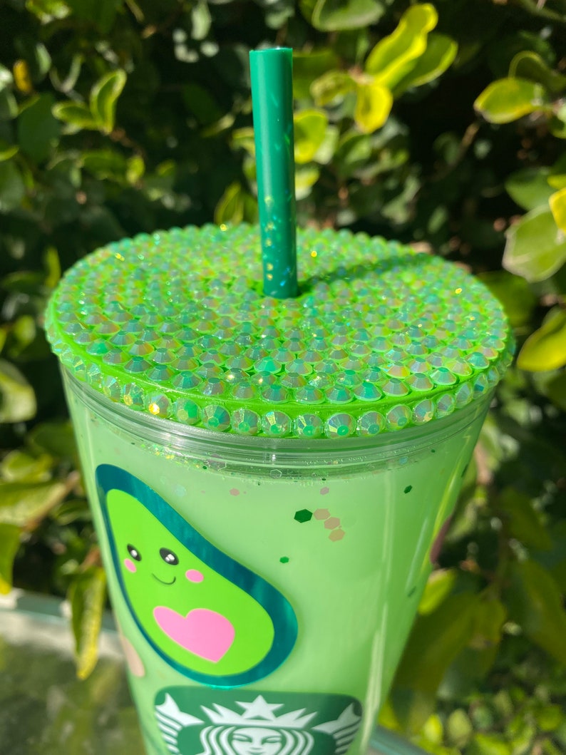 Avocado Snow Globe Tumbler, Avocados, Snow Globe Tumbler - Etsy