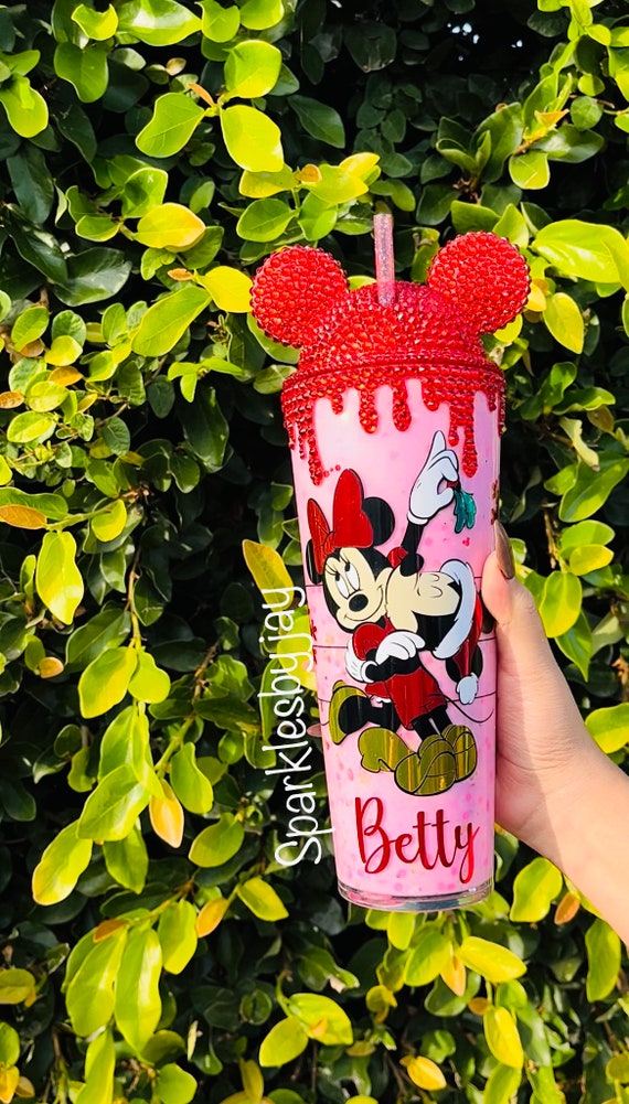 Mickey and Minnie Rhinestone Drip | Etsy