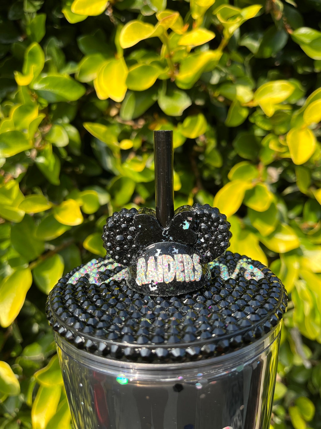 Raiders Straw Topper - Etsy