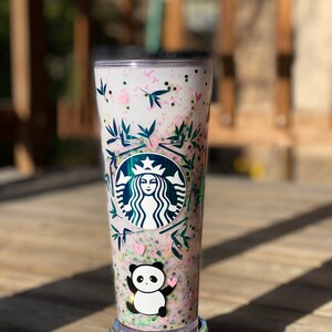 Panda Snow Globe Tumbler, Pandas, Coffee Tumblers, Starbucks, Snow ...