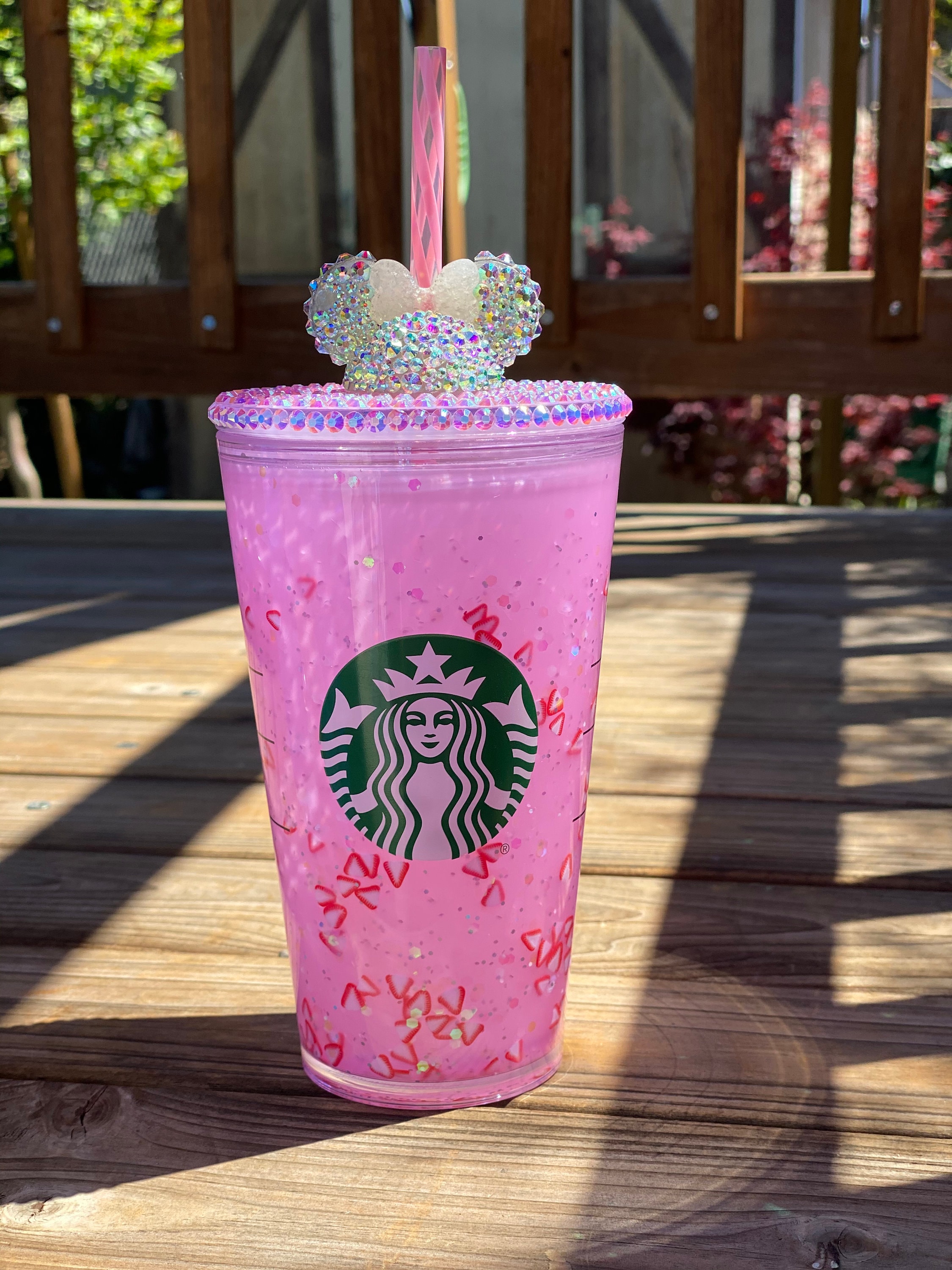 Vaso de bebida rosa la bebida rosa bebida rosa de Starbucks - Etsy España