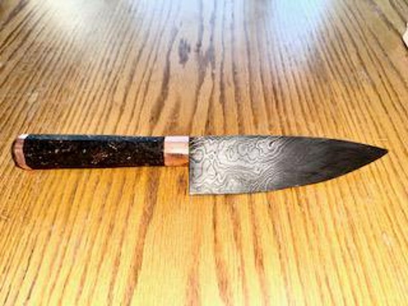 Custom Damascus Chefs Knife - Etsy