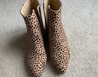 Cheetah Boots | Etsy