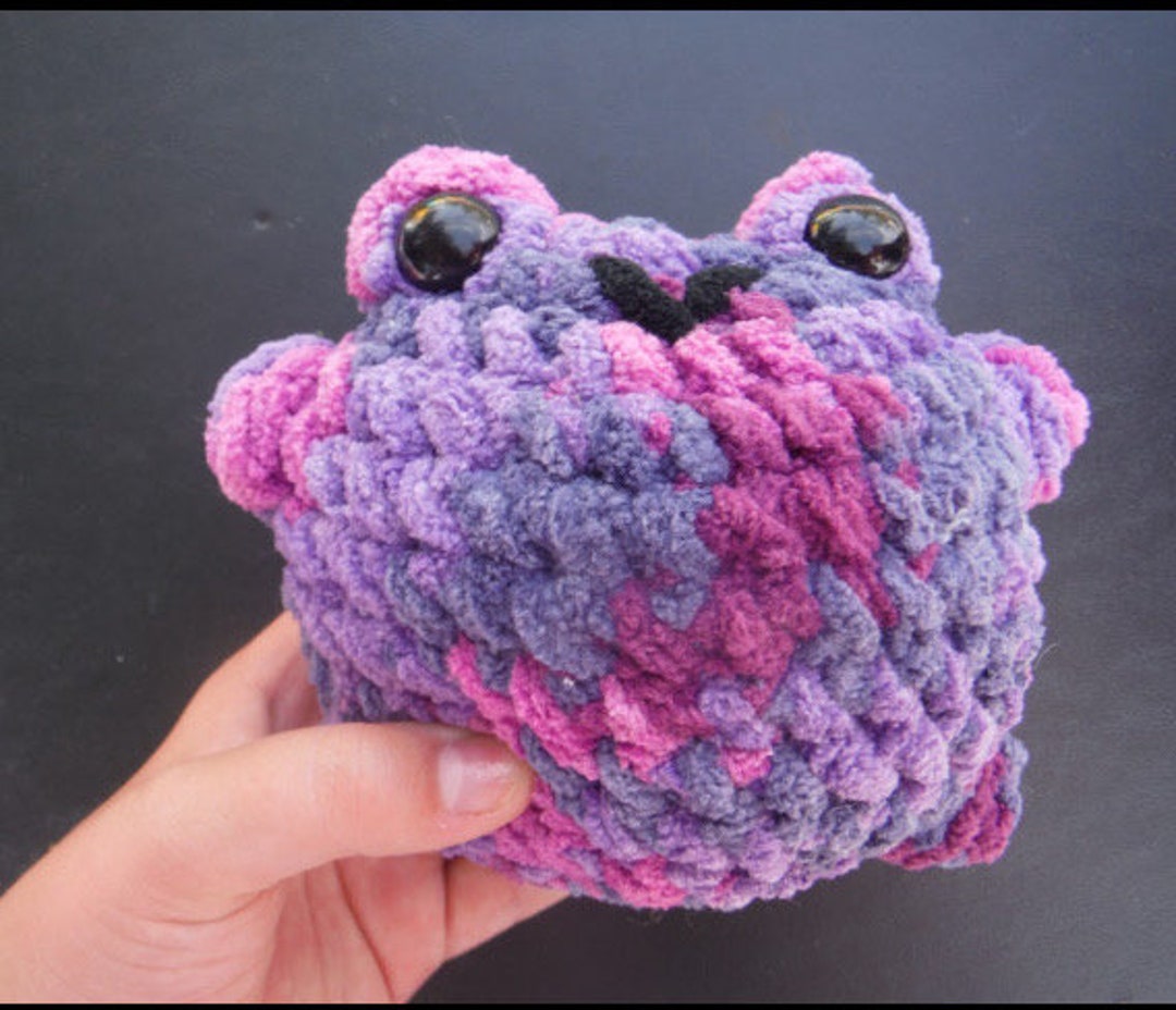 Jumbo Frog Plush. - Etsy