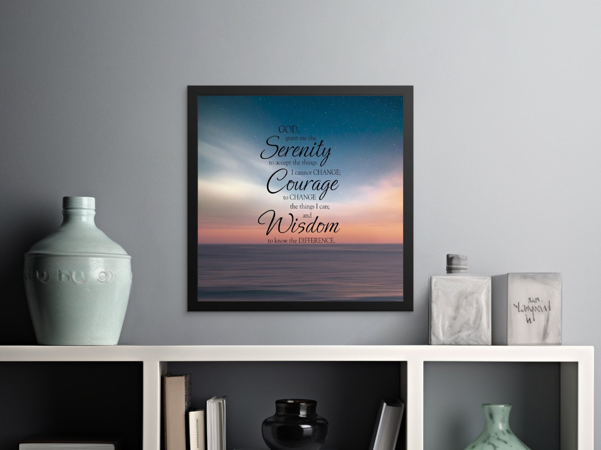 Sunset Serenity Prayer, Digital Printable Photo, Print - Etsy