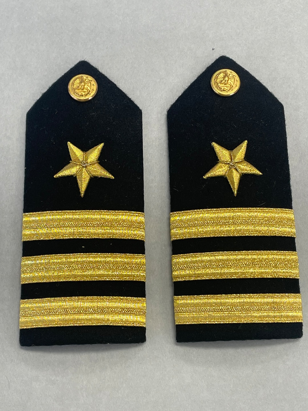 US Navy Commander O-5 CDR Commander Shoulder Boards - Etsy