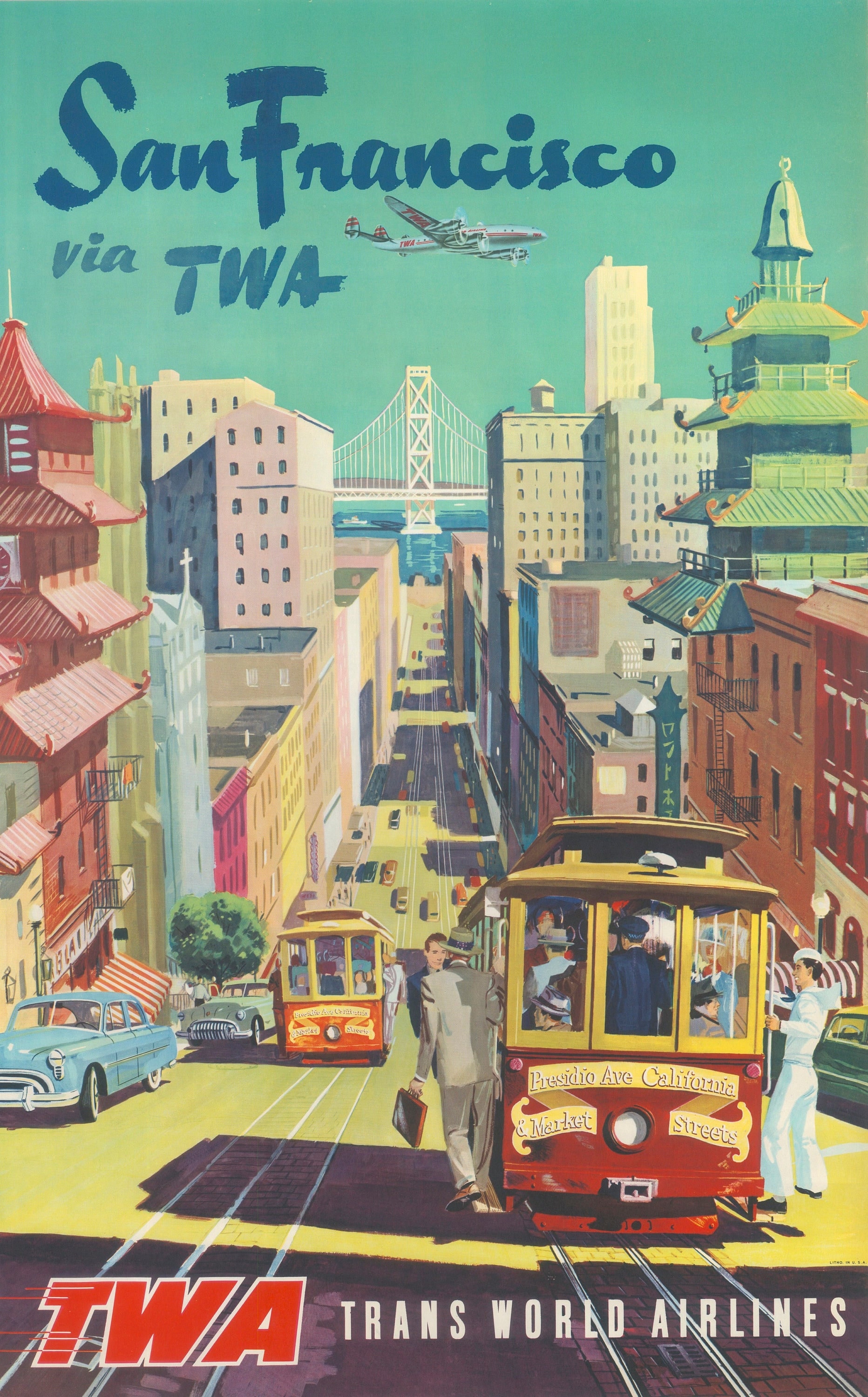 TWA Airlines Poster Print - Etsy Canada